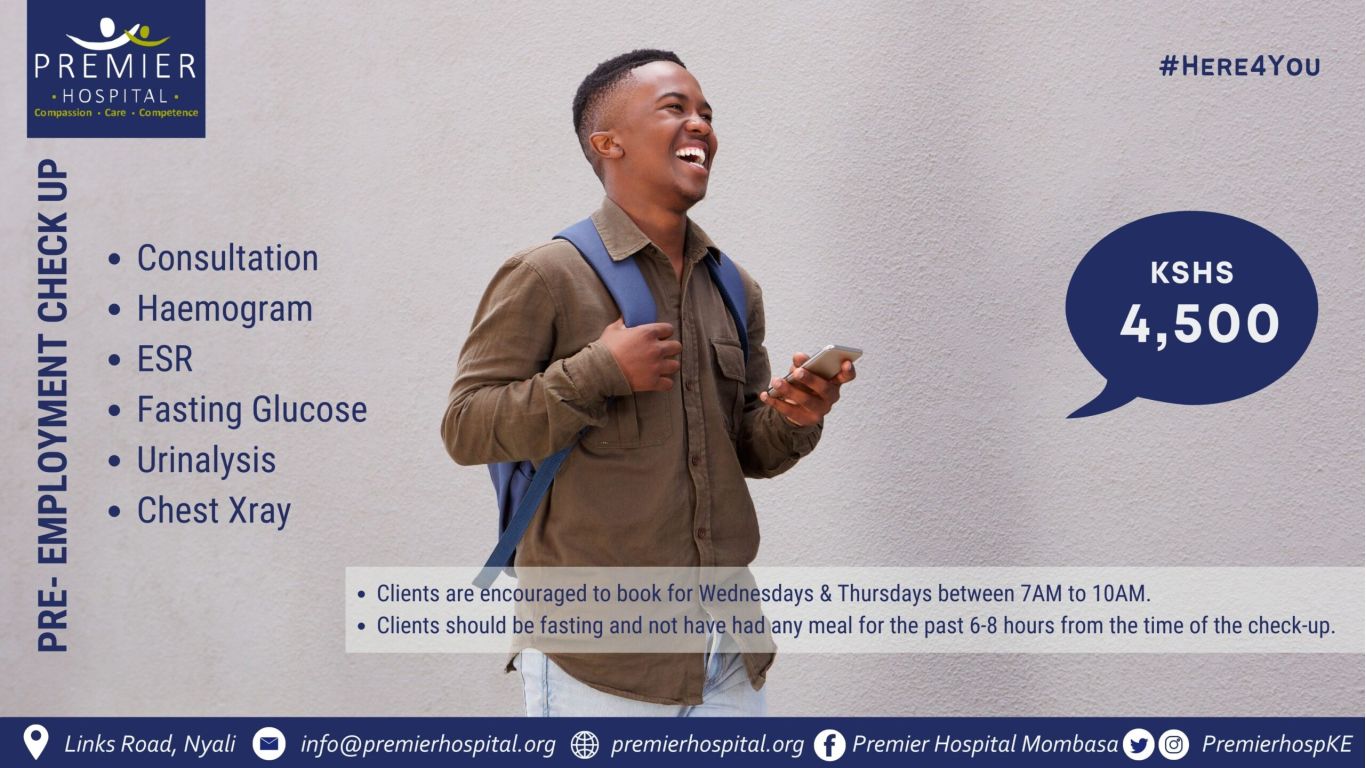 Pre Employment Checkup - Premier Hospital